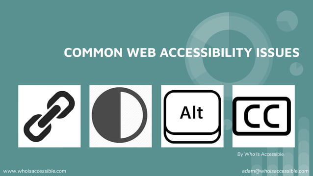 Common Web Accessibility Issues On Websites Ppt