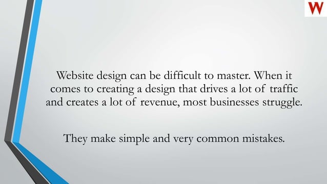 Common website design mistake | PPT