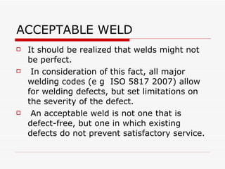 Common weld defects in thermal power plants | PPT