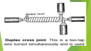 Common wire splices and joints | PPTX