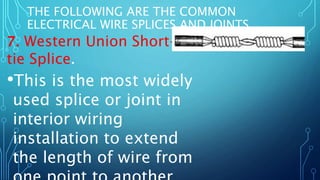 Common wire splices and joints | PPTX