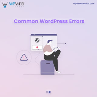 Common WordPress errors.pdf | Web Development | Internet