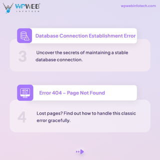 Common WordPress errors.pdf | Web Development | Internet