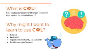Common Workflow Language (CWL) - George Carvalho | PPT