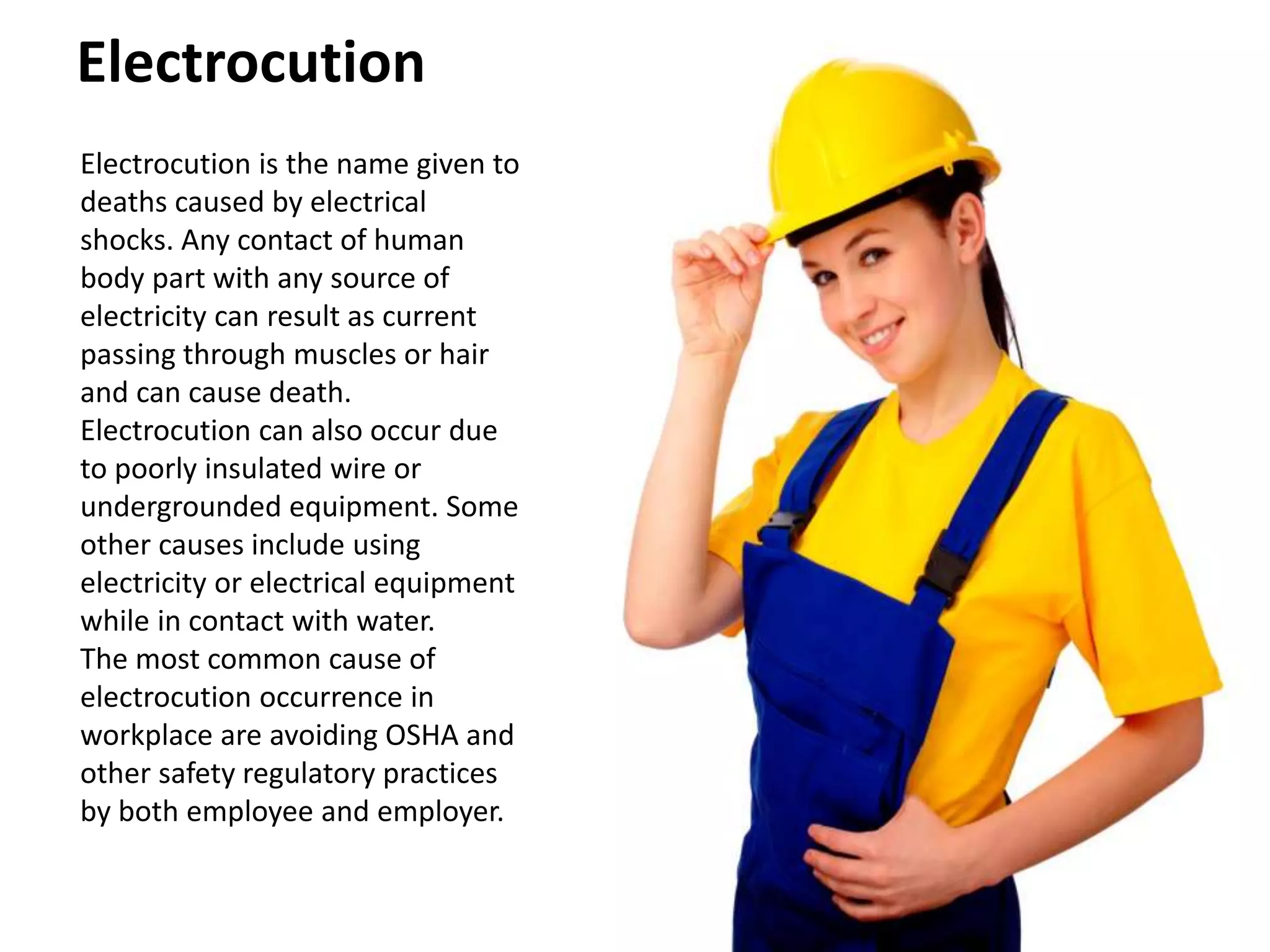 Common Workplace Electrical Hazards & Safety | PPTX