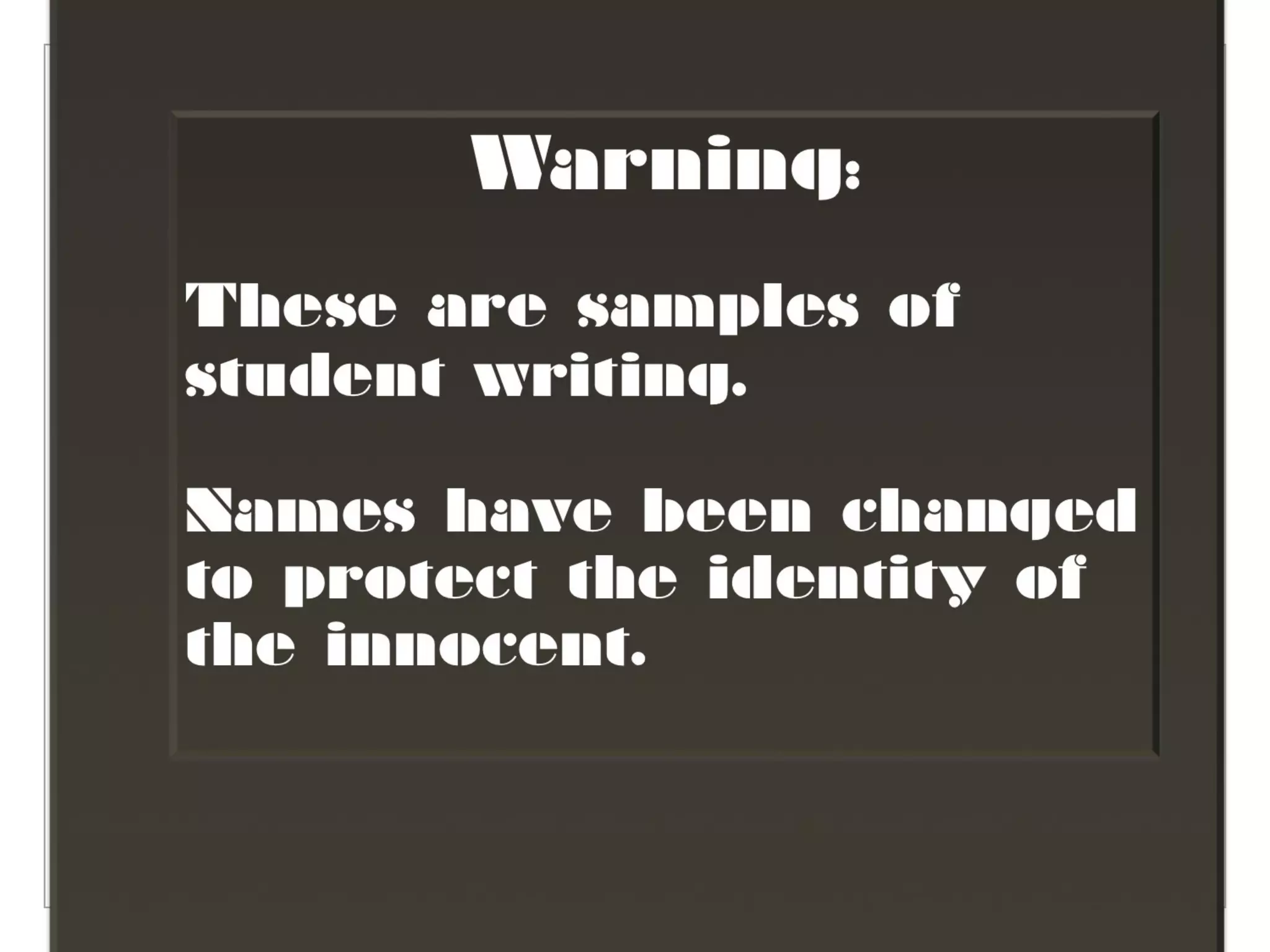 Common writing errors part one | PPT