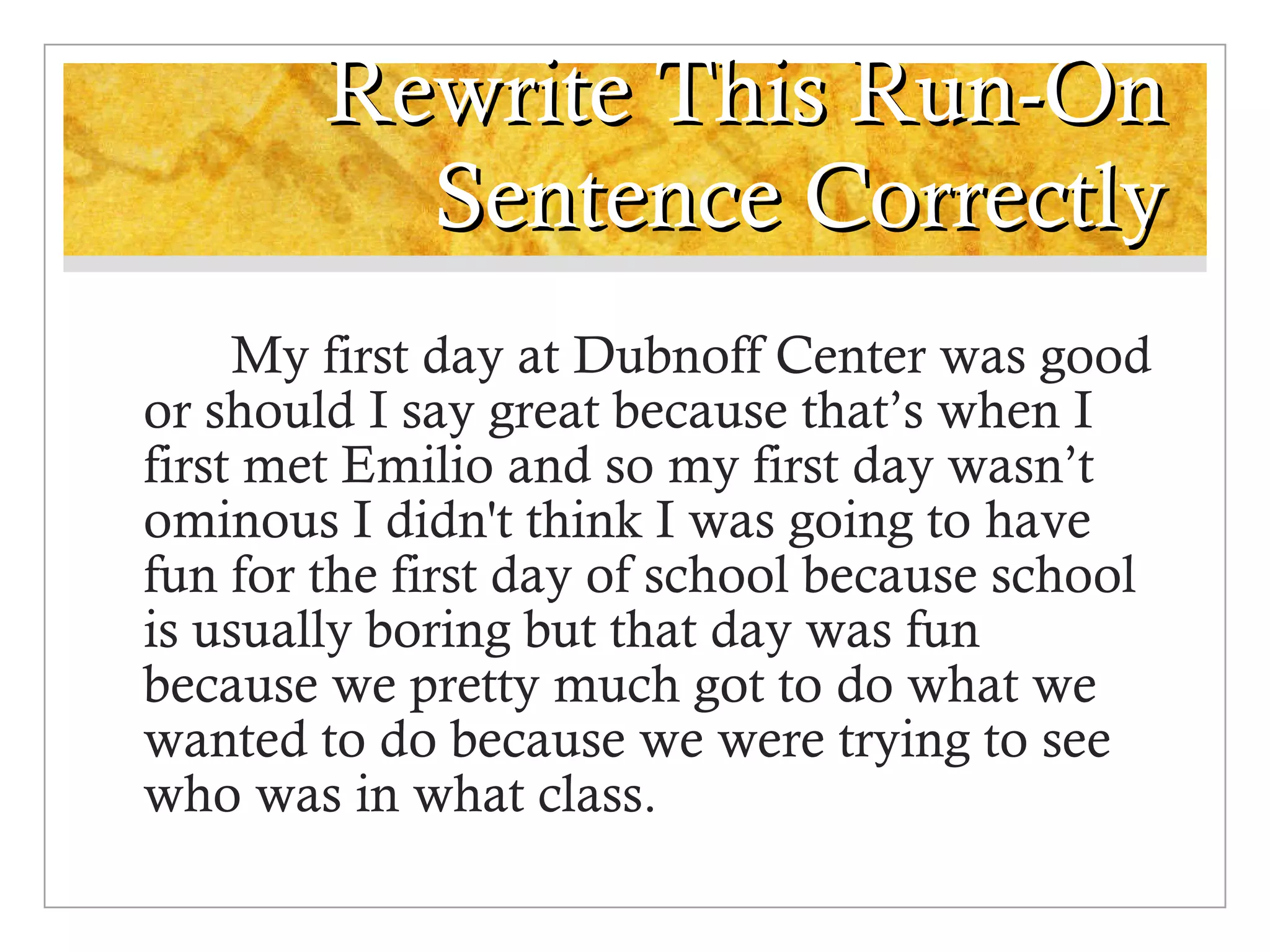 Common writing errors part one | PPT