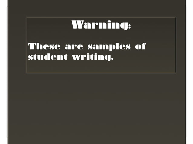 Common writing errors part one | PPT | Hate Speech and Acts of ...