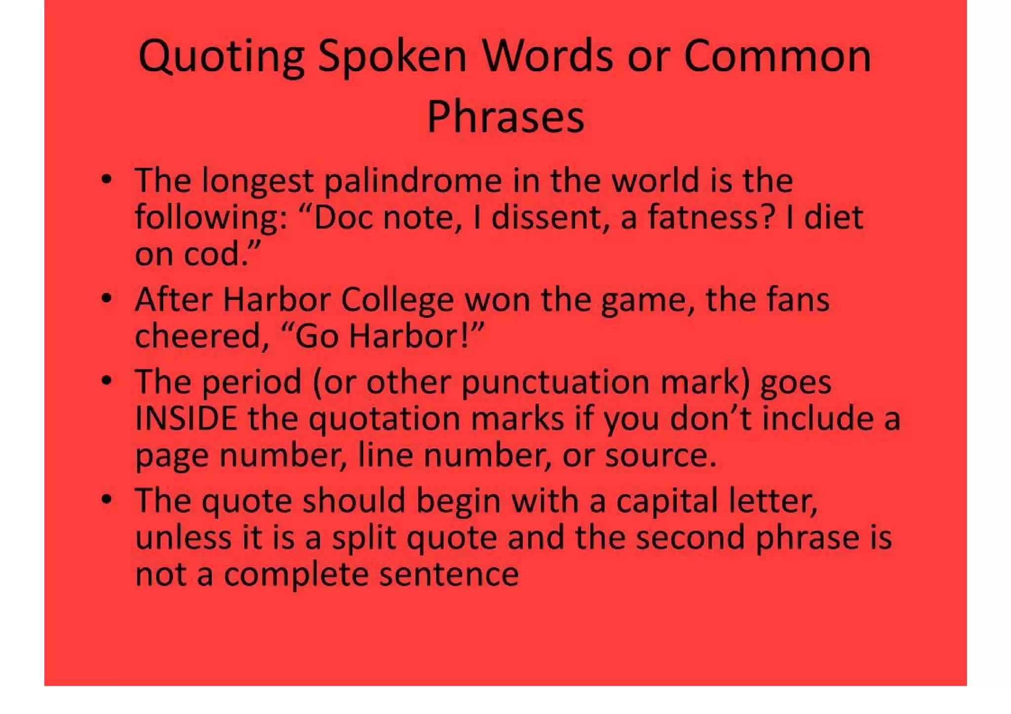 Common Writing Problems | PPT