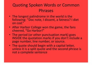 Common Writing Problems | PPT