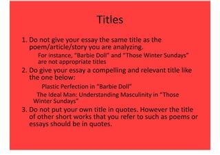 Common Writing Problems | PPT