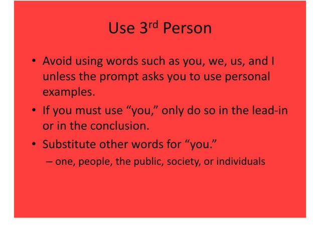 Common Writing Problems | PPT