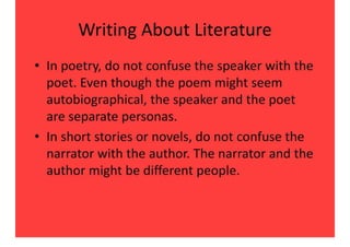 Common Writing Problems | PPT