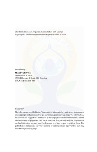 Common yoga protocol for the International Yoga Day'2015(June 21) | PDF