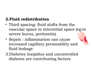 commo signs and symptoms. This includes all fluid and electrolyte ...