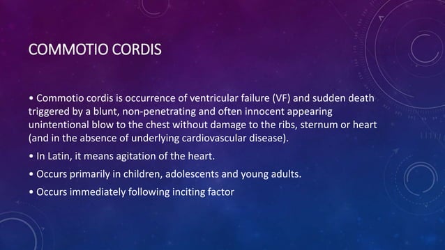 Commotio Cordis | PPT
