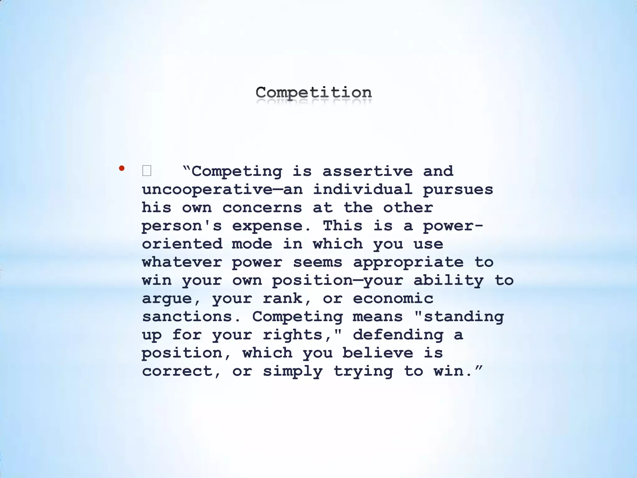 Conflict Resolution Styles | PPTX