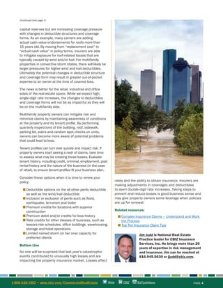 CBIZ Commercial Real Estate Newsletter - May 2018 | PDF