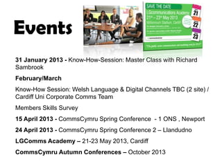 Comms Cymru – supporting engagement: what we can do? / cefnogi ymgysylltu: beth y gallwn ni ei ...