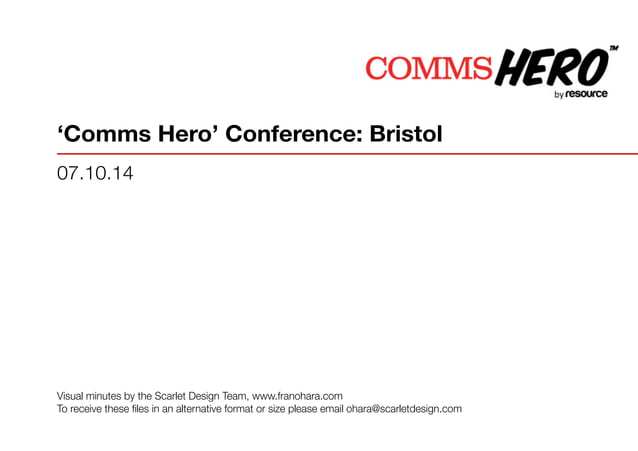 Comms Hero Conference | PDF
