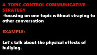 Communicative Strategies | PPTX