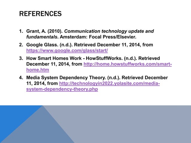 Comm Tech Final Project | PPT