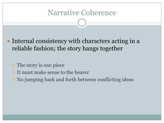 Comm Theory Narrative Paradigm | PPTX