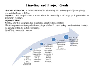 Baker Community Project Timeline | PPT