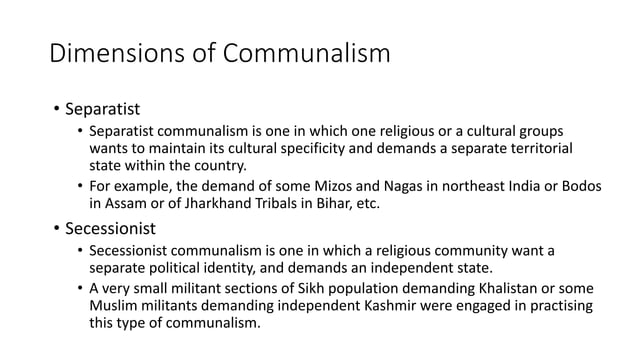 Communal conflicts | PPT