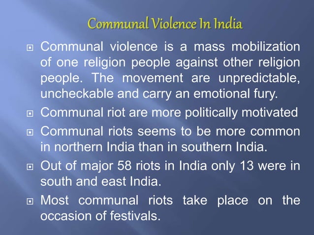 Communalism | PPTX | Islam | Religion & Spirituality