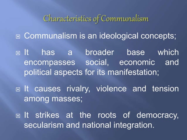 Communalism | PPTX | Islam | Religion & Spirituality