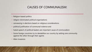 Communalism | PPTX
