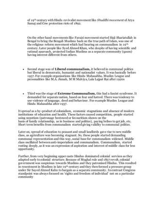 Communalism in india | DOCX