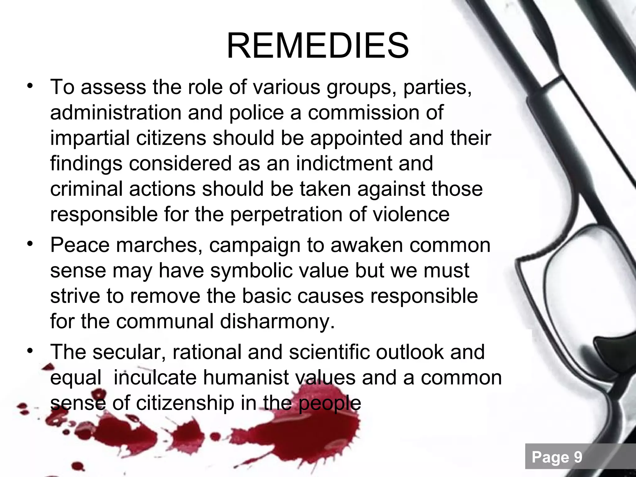 Communal riots | PPT