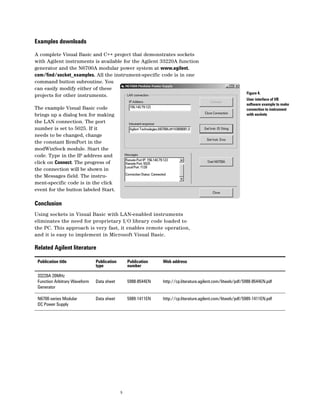 communicate with instrument by using lan | PDF