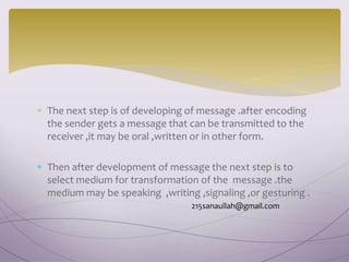 Communiation cycle | PPTX | Email | Internet