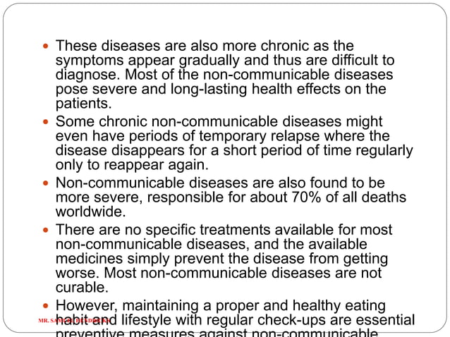 Communicable and non communicable disease | PPTX | Infectious Diseases ...