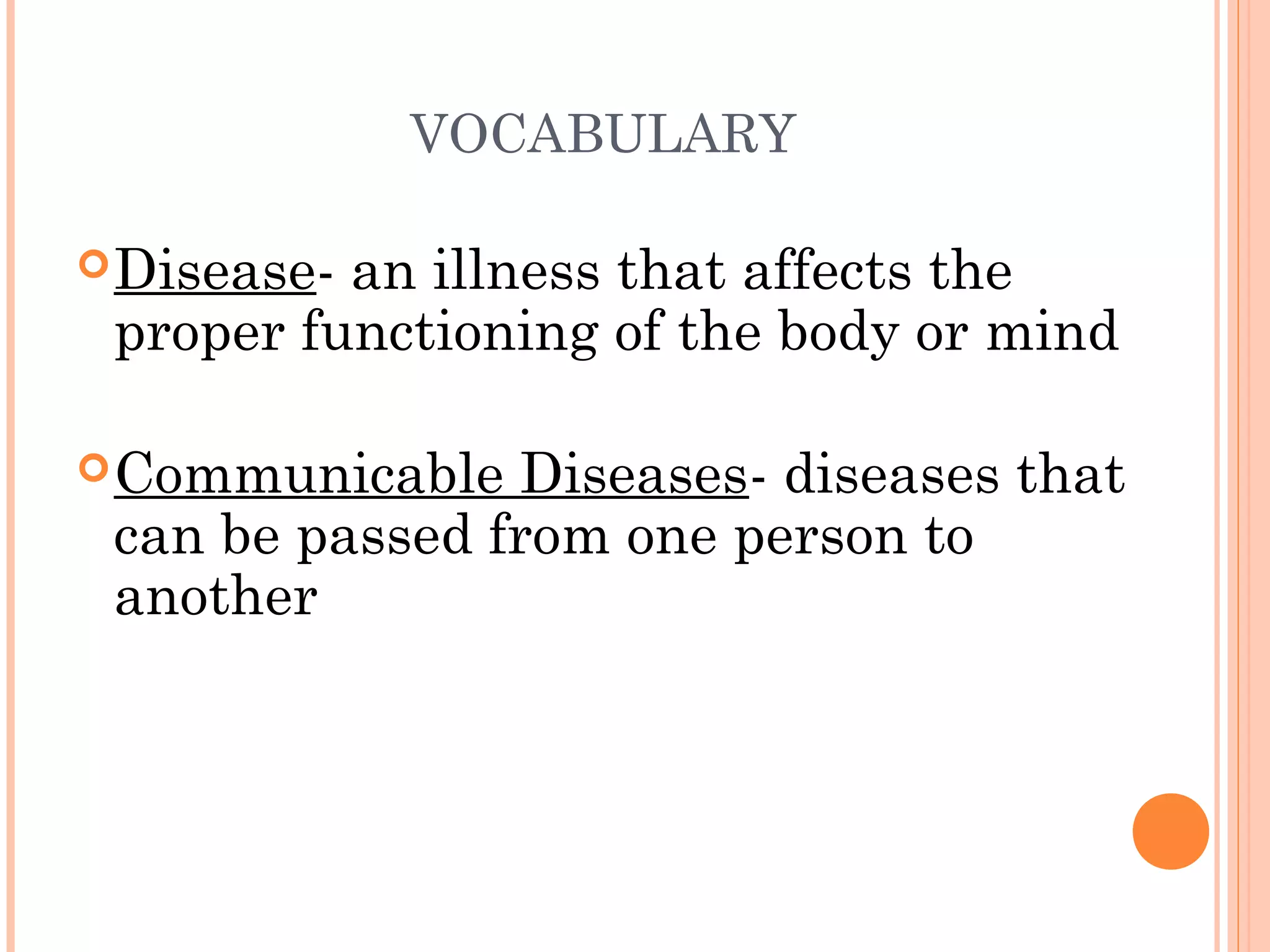 Communicable disease | PPT
