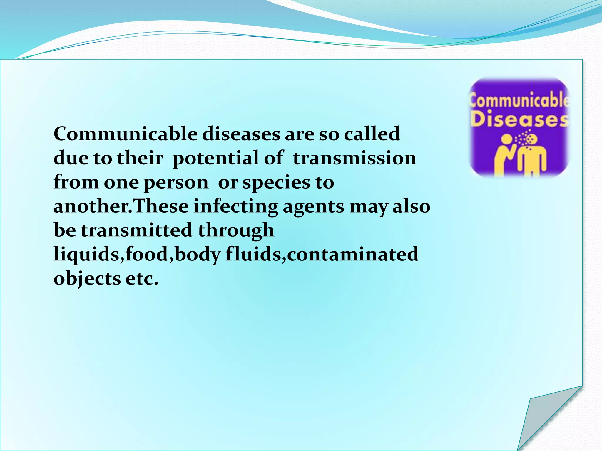 Communicable disease | PPT