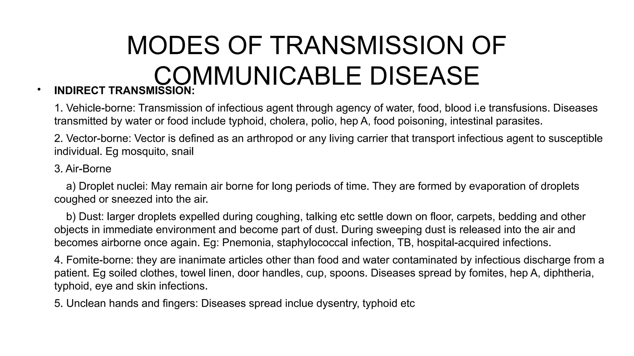 communicable disease and prevention 2nd year | PPTX