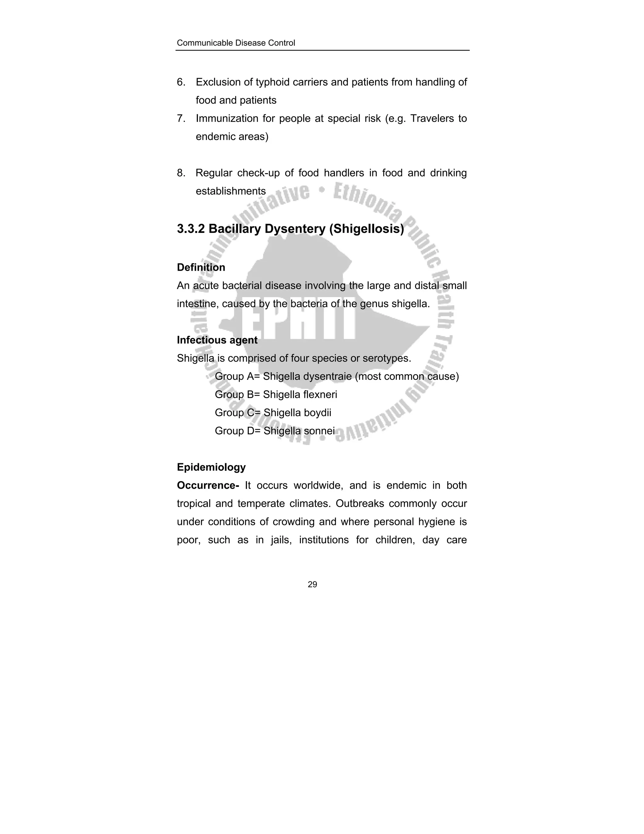 Communicable disease control | PDF
