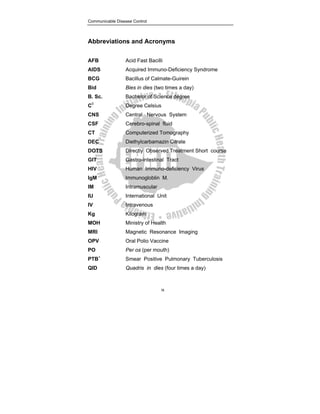 Communicable disease control | PDF
