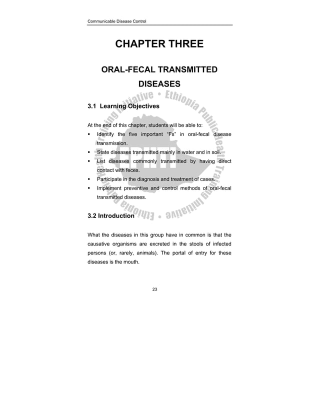 Communicable disease control | PDF