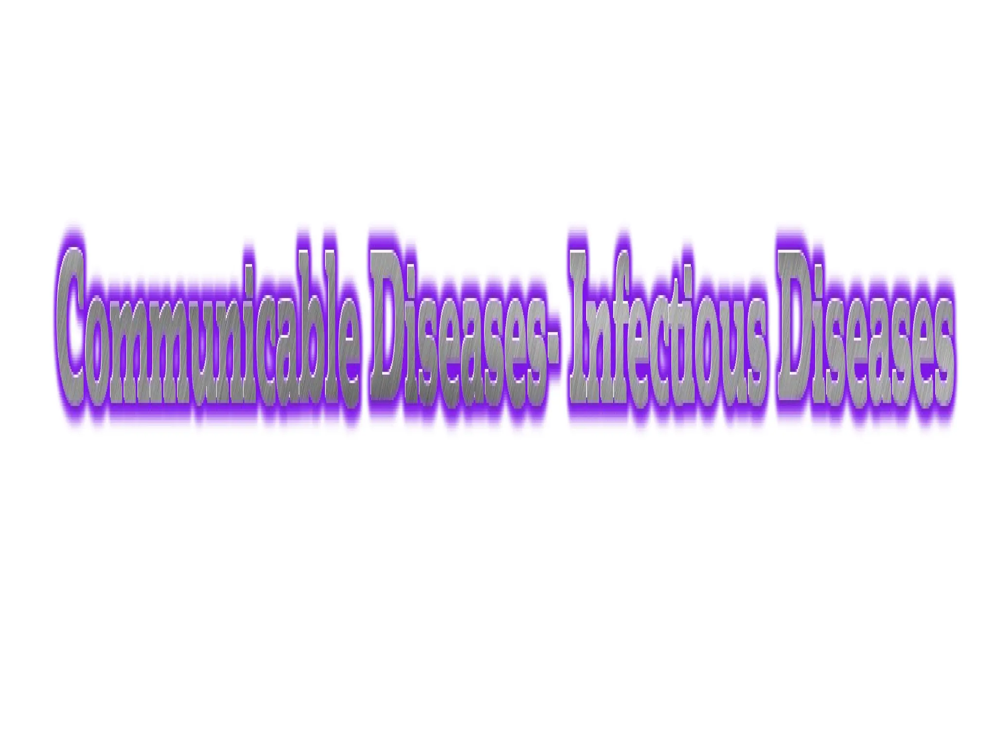 communicable disease and non communicable diseases | PPTX