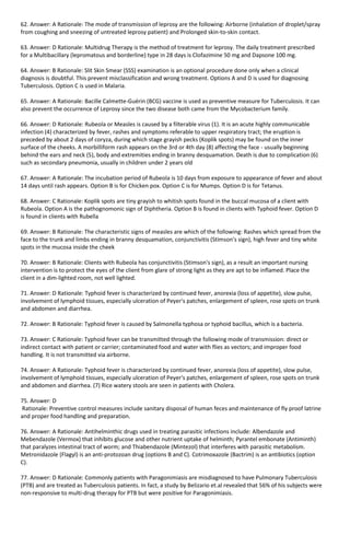 Communicable disease q&a | DOCX