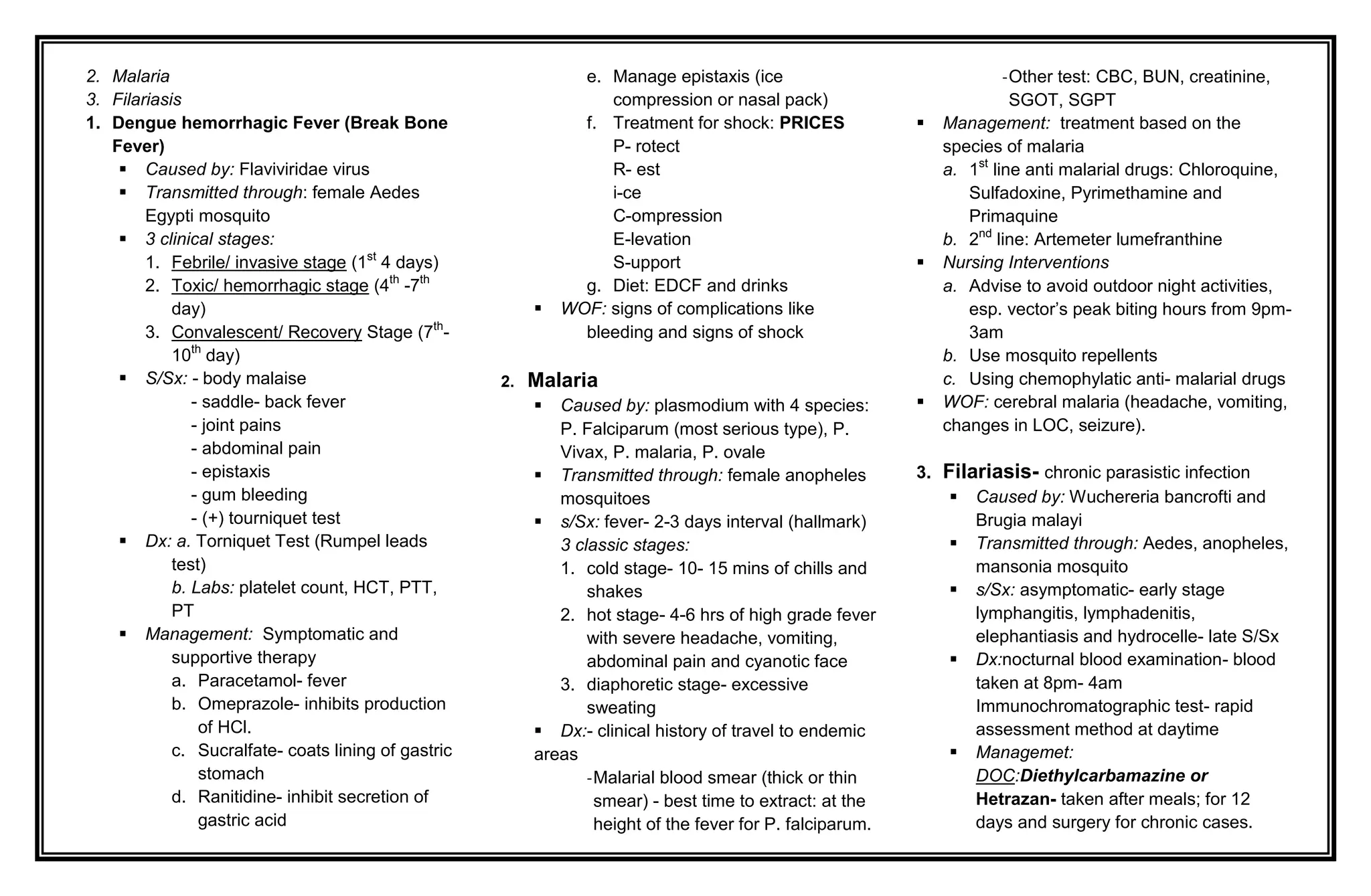 Communicable diseases | DOCX