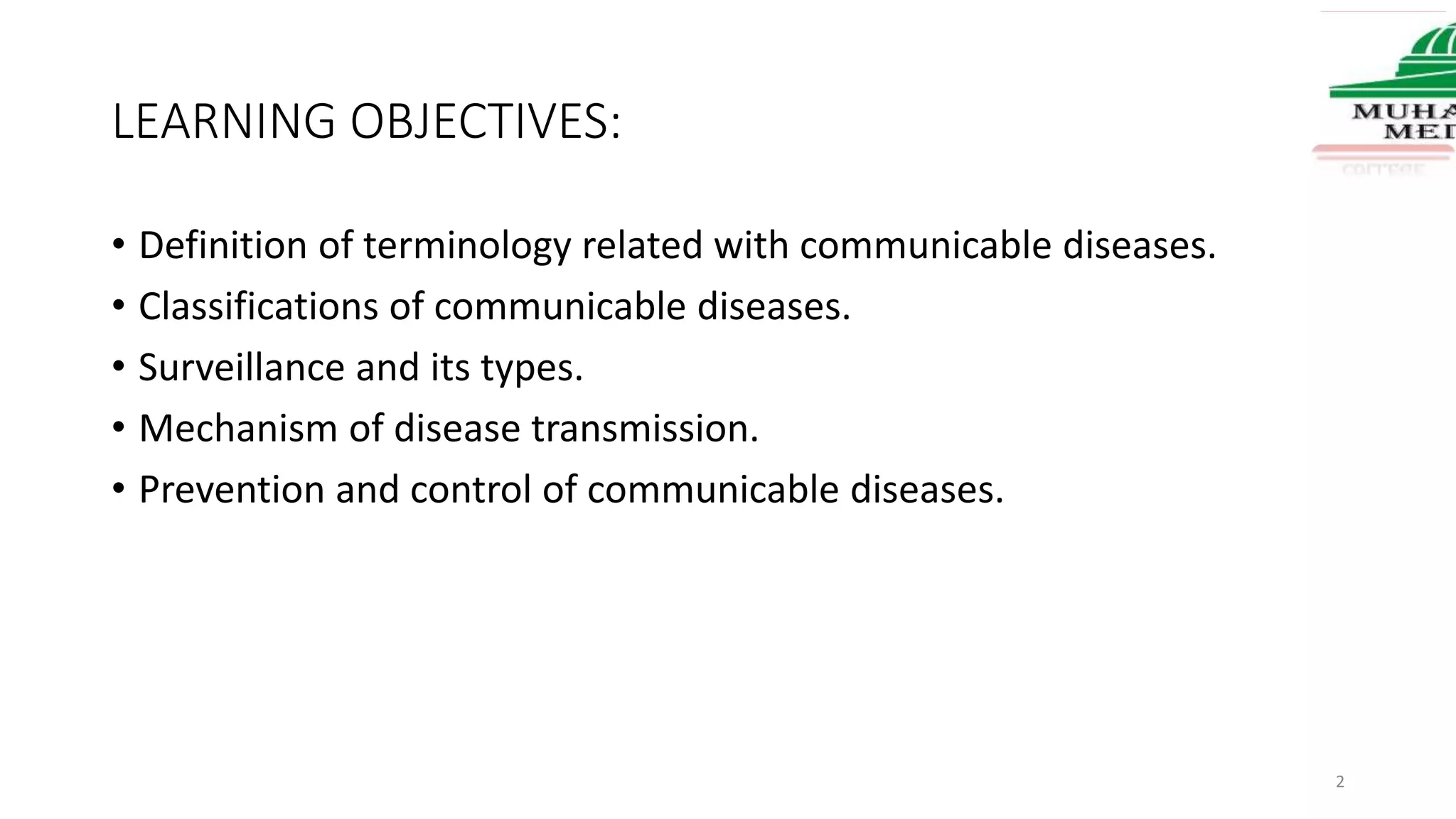 Introduction to Communicable diseases | PPTX