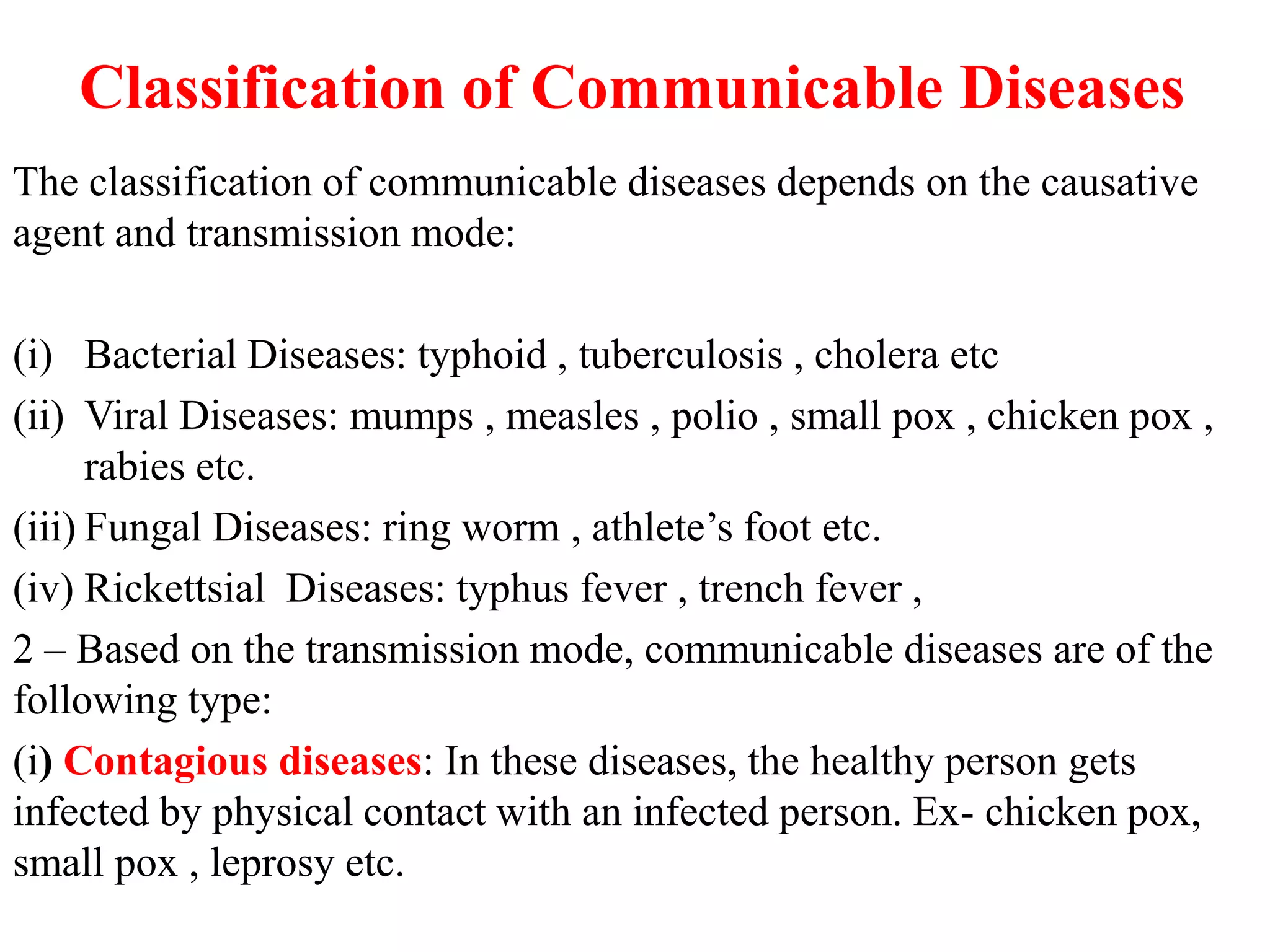 Communicable diseases | PPTX