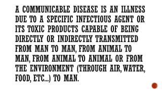 DIFFERENT TYPES OF COMMUNICABLE DISEASES | PPTX