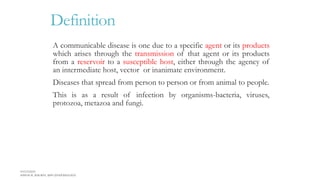 COMMUNICABLE DISEASES.pptx management of | PPTX